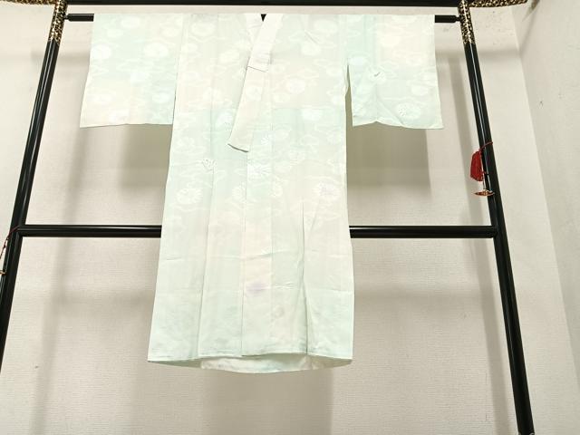 平和屋着物●長襦袢　無双仕立て　花地紋　暈し染め　正絹　逸品　AAAY5615ph