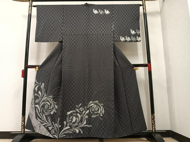 平和屋着物●訪問着　有栖川文様　更紗　さが美扱い　正絹　逸品　AAAY5629ph