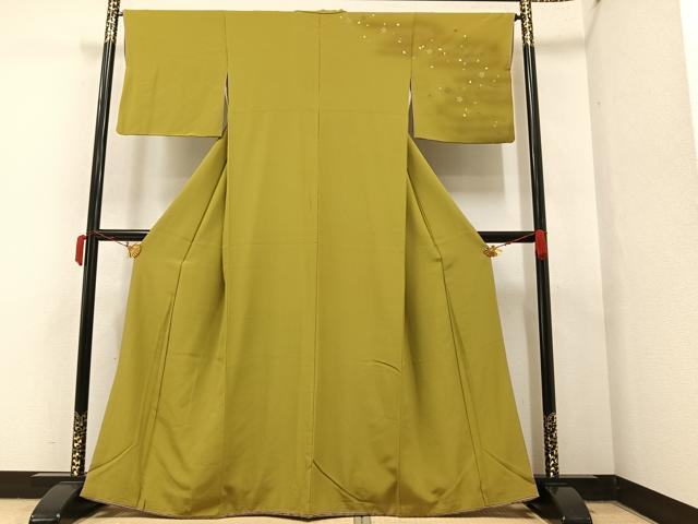 平和屋着物●訪問着　舞桜　梅幸色　やまと誂製　正絹　逸品　AAAY5969ph