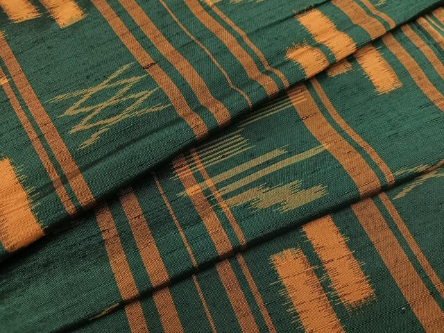 平和屋着物●上質な紬　間道　正絹　逸品　AAAY5980ph