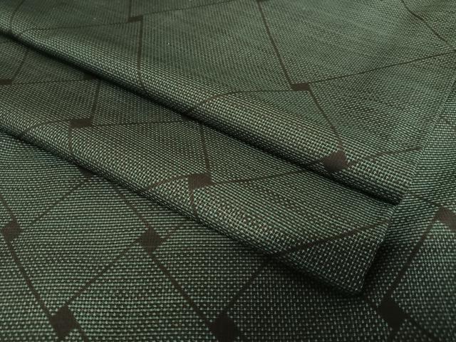 平和屋着物●本場大島紬　カタス７マルキ　網目文　正絹　逸品　AAAY6560zg