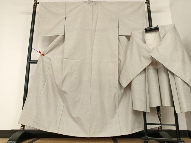 平和屋着物●本場大島紬　アンサンブル　100亀甲　総詰　正絹　逸品　AAAY6590zg