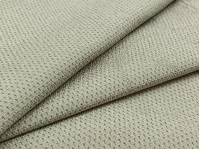 平和屋着物▽本塩沢　単衣　唐草文　正絹　逸品　AAAY7253jh