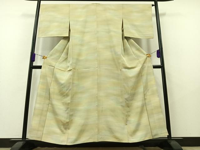 平和屋着物○上質な小紋 作家物 霞文 暈し染 正絹 逸品