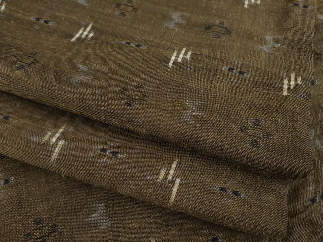 平和屋着物●本場琉球紬　正絹　逸品　AAAY7338ck