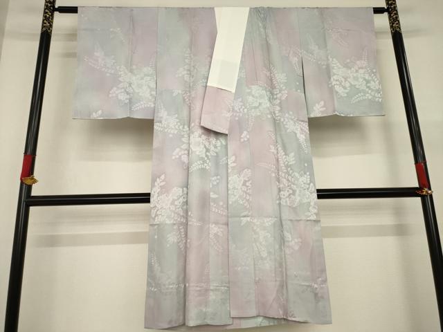 平和屋着物●長襦袢　無双仕立て　辻が花地紋　暈し染め　やまと誂製　正絹　逸品　AAAY7369ck