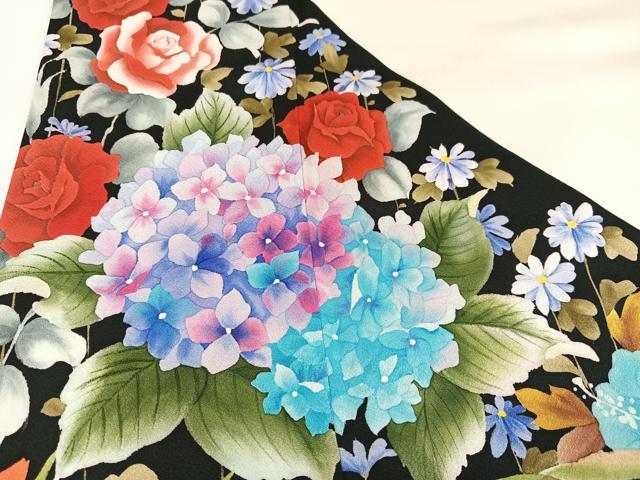 平和屋着物○染色作家 斉藤三才 中国三大刺繍 スワトウ刺繍 汕頭刺繍