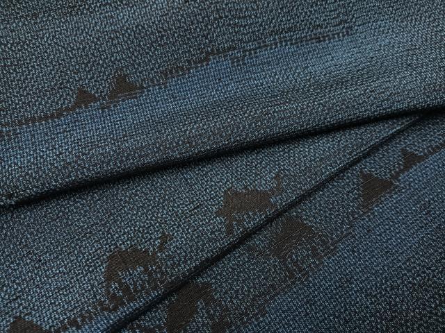 平和屋着物●上質な紬  シルクロード　正絹　逸品　未使用　AAAY7913ph