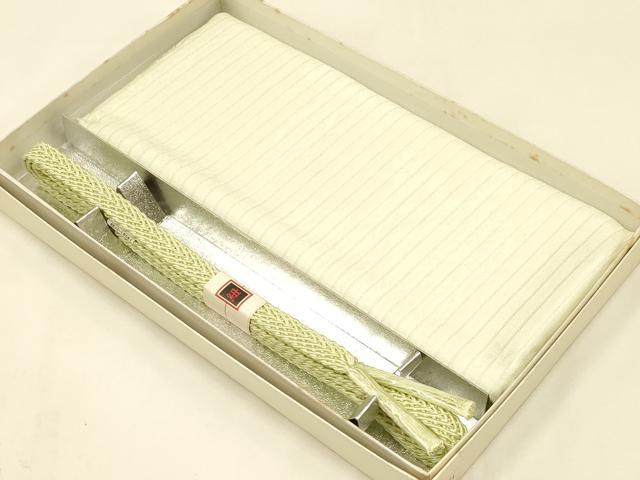 平和屋着物＊夏物　和装小物　帯締め・帯揚げセット　レース組　花地紋　逸品　未使用　AAAY8008ay