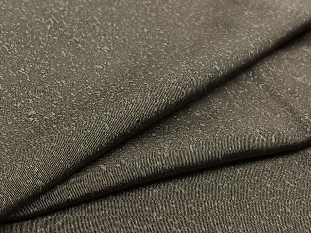 平和屋着物▽上質な小紋　単衣　霞文　正絹　逸品　AAAY9416jh