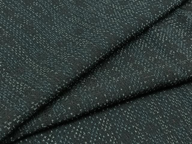 平和屋着物▽本塩沢　単衣　立涌文　正絹　逸品　AAAY9434jh