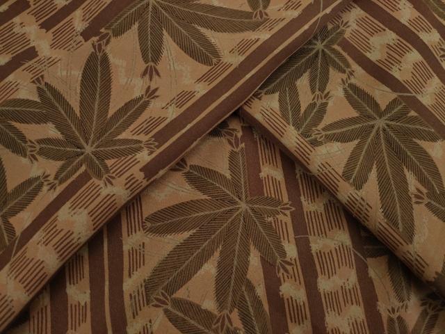 平和屋着物●上質な小紋　松尽くし　さが美扱い　正絹　逸品　AAAY9770ck