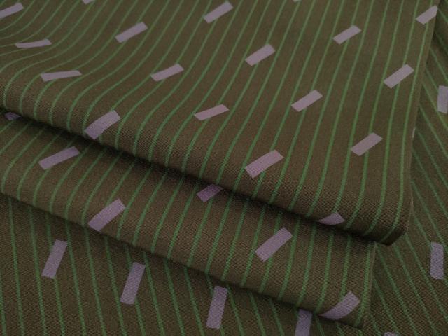 平和屋着物●上質な小紋　幾何学文様　正絹　逸品　AAAY9822ck