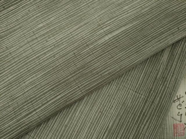 平和屋着物●上質な紬　作家物　霞文　正絹　逸品　AAAY9871ck