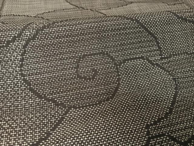 平和屋着物○本場大島紬 カタス7マルキ 雲文 正絹 逸品 AAAY9934np 紬