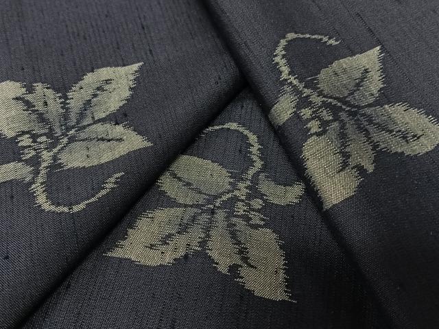 平和屋着物●上質な紬　南天文　正絹　逸品　AAAZ0154zg