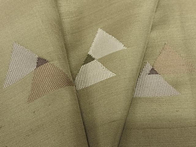 平和屋着物○上質な紬 訪問着 鱗文 正絹 逸品 AAAZ0273zg