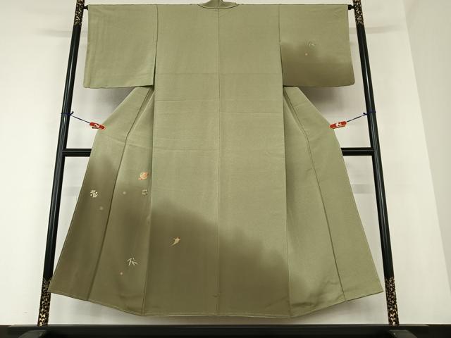 平和屋着物●訪問着　総刺繍　宝尽くし文　暈し染め　正絹　逸品　未使用　AAAZ0284zg