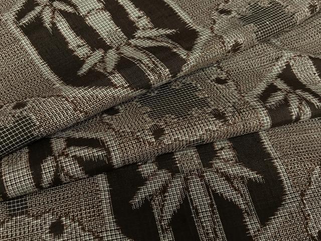 平和屋着物○本場大島紬 割り込み絣 変わり間道 正絹 逸品 DAAW5339ud