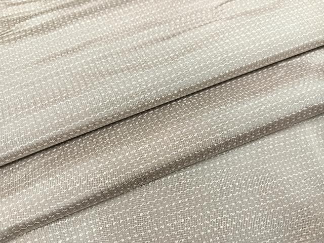 平和屋着物●本場大島紬　白大島　霞文　正絹　逸品　AAAZ0553ph