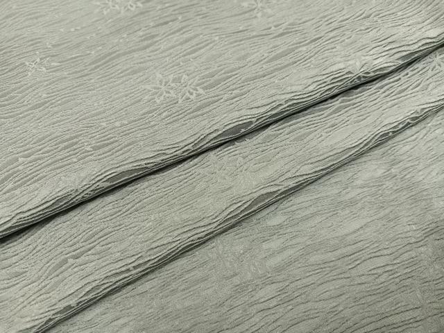 平和屋着物●上質な色無地　竜田川地紋　豆がら茶色　正絹　逸品　未使用　AAAZ0580ph