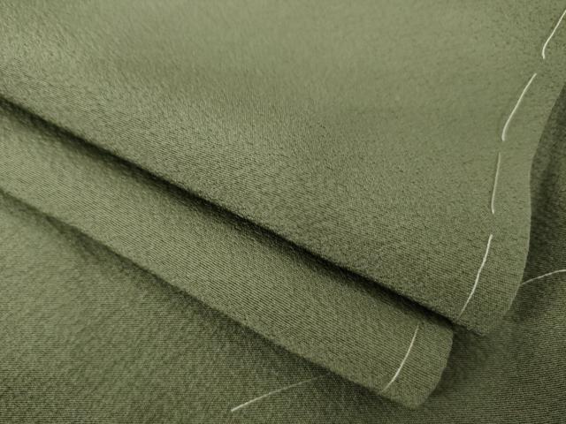 平和屋着物●上質な色無地　岩井茶色　正絹　逸品　未使用　AAAZ0608ck