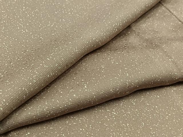 平和屋着物▽上質な小紋　単衣　霞文　正絹　逸品　AAAZ0982jh