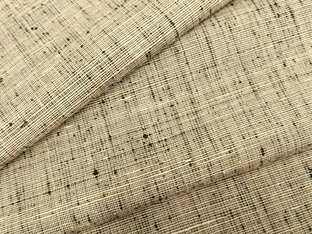 平和屋着物▽男性　紬　単衣　霞文　キングサイズ　正絹　逸品　AAAZ1423fy