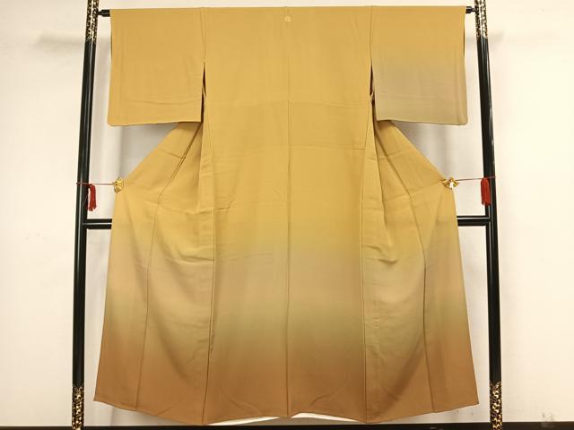 平和屋着物▽訪問着　単衣　霞文　正絹　逸品　AAAZ1468fy