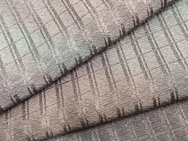 平和屋着物▽上質な小紋　単衣　霞文　正絹　逸品　AAAZ1486fy