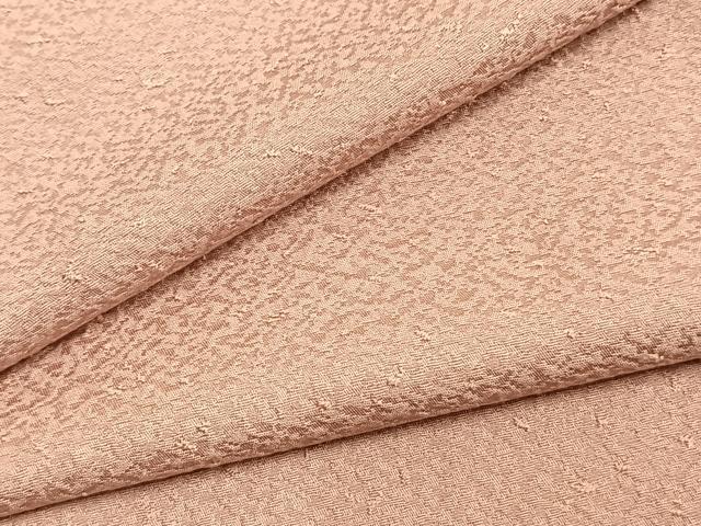 平和屋着物▽上質な色無地　単衣　珊瑚色　正絹　逸品　AAAZ1585fy