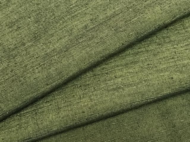 平和屋着物▽上質な紬　単衣　霞文　正絹　逸品　AAAZ1728fy