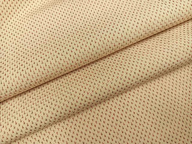 平和屋着物●本塩沢　蚊絣　正絹　逸品　AAAZ1761ph