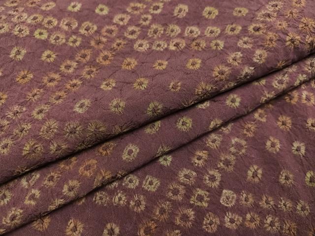 平和屋着物●上質な小紋　総絞り　正絹　逸品　AAAZ1766ph