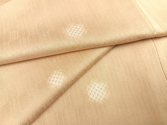 平和屋着物●上質な小紋　鹿の子文　正絹　逸品　AAAZ1777ph