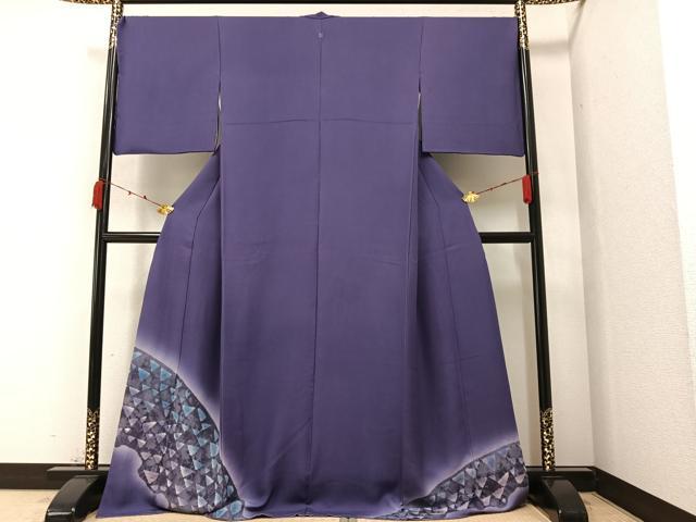 平和屋着物●絞り染色作家　藤井浩　色留袖　絞り　鱗　暈し染め　正絹　逸品　AAAZ1940ph