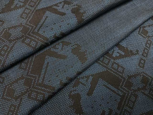 平和屋着物●本場大島紬　カタス7マルキ　有栖川文様　正絹　逸品　AAAZ1967ph
