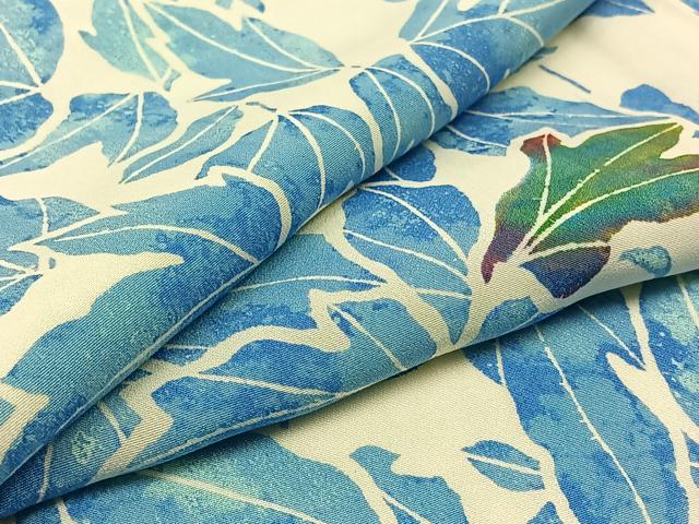 平和屋着物▽上質な小紋　単衣　草花文　正絹　逸品　AAAZ2351jh