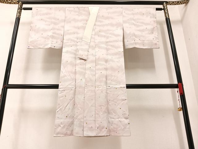 平和屋着物●長襦袢　無双仕立て　丸　暈し染め　正絹　逸品　未使用　AAAZ2393ph