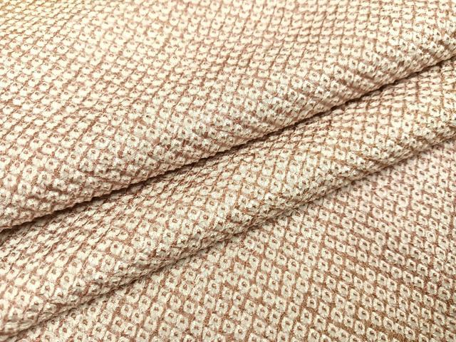 平和屋着物●上質な小紋　総絞り　正絹　逸品　AAAZ2399ph