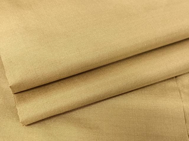 平和屋着物●本場縞大島紬　榛色　正絹　逸品　AAAZ3001np