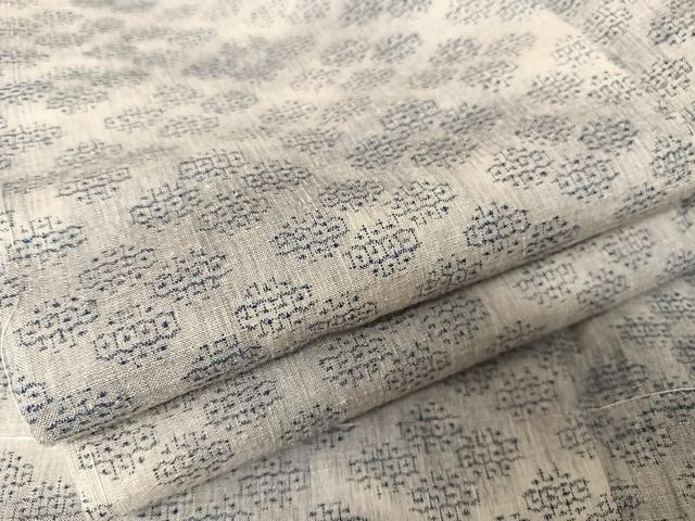 平和屋着物●本場結城紬　重要無形文化財　100亀甲　花菱文　三越扱い　正絹　逸品　未使用　AAAZ3328np