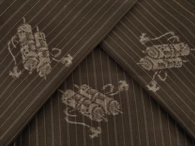 平和屋着物●上質な紬　絵巻文　正絹　逸品　AAAZ3738ck