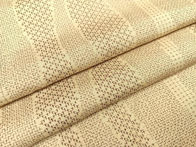 平和屋着物●本場大島紬　よろけ間道　正絹　逸品　AAAZ4498ph