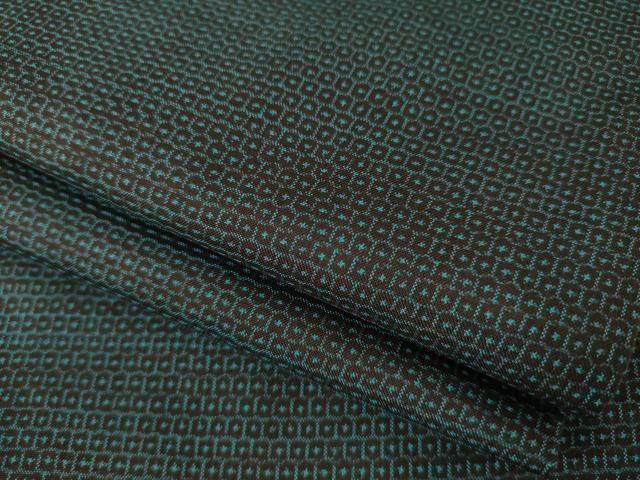 平和屋着物●男性　本場大島紬　100亀甲　総詰め　正絹　逸品　AAAZ4809ck