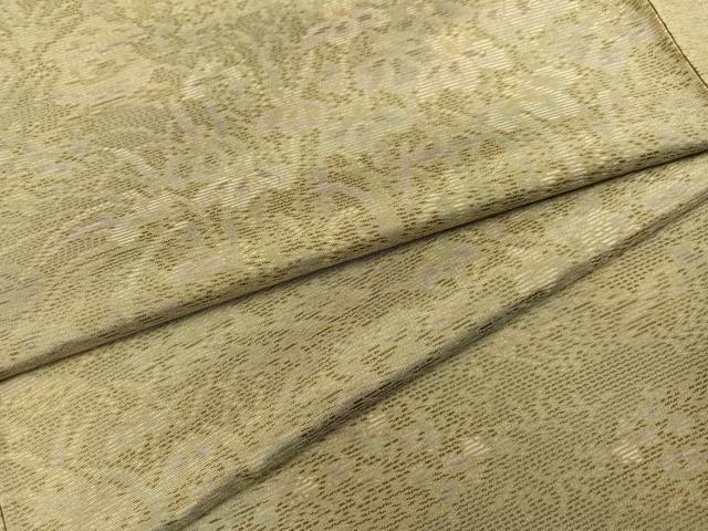 平和屋着物●本場大島紬　草花文　正絹　逸品　未使用　AAAZ4892ph