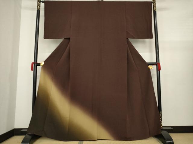 平和屋着物●京都の名門ブランド　銀花仙　色留訪問着　霞文　暈し染め　やまと誂製　正絹　逸品　AAAZ5011ck