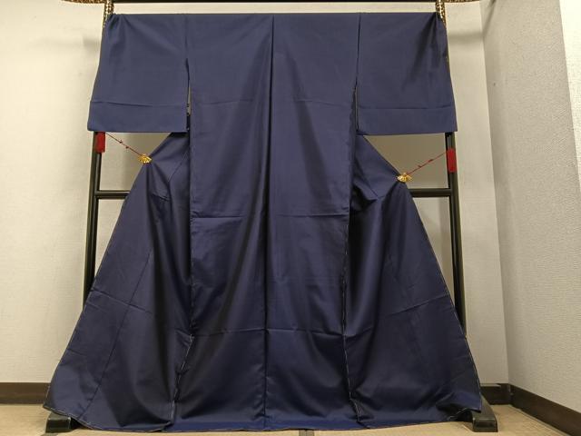 平和屋着物●本場染大島紬　純泥染　銀河　霞文　宮脇兼太郎商店謹製　証紙付き　仮絵羽　正絹　逸品　未使用　AAAZ5064ph