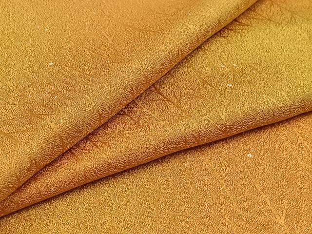 平和屋着物▽上質な小紋　単衣　樹林文　暈し染め　ロング丈　正絹　逸品　AAAZ5696jh