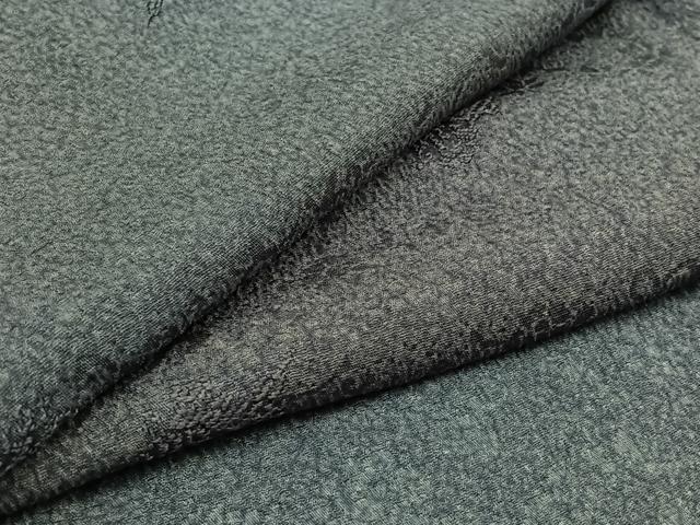 平和屋着物▽上質な小紋　単衣　作家物　霞文　暈し染め　正絹　逸品　未使用　AAAZ5700jh